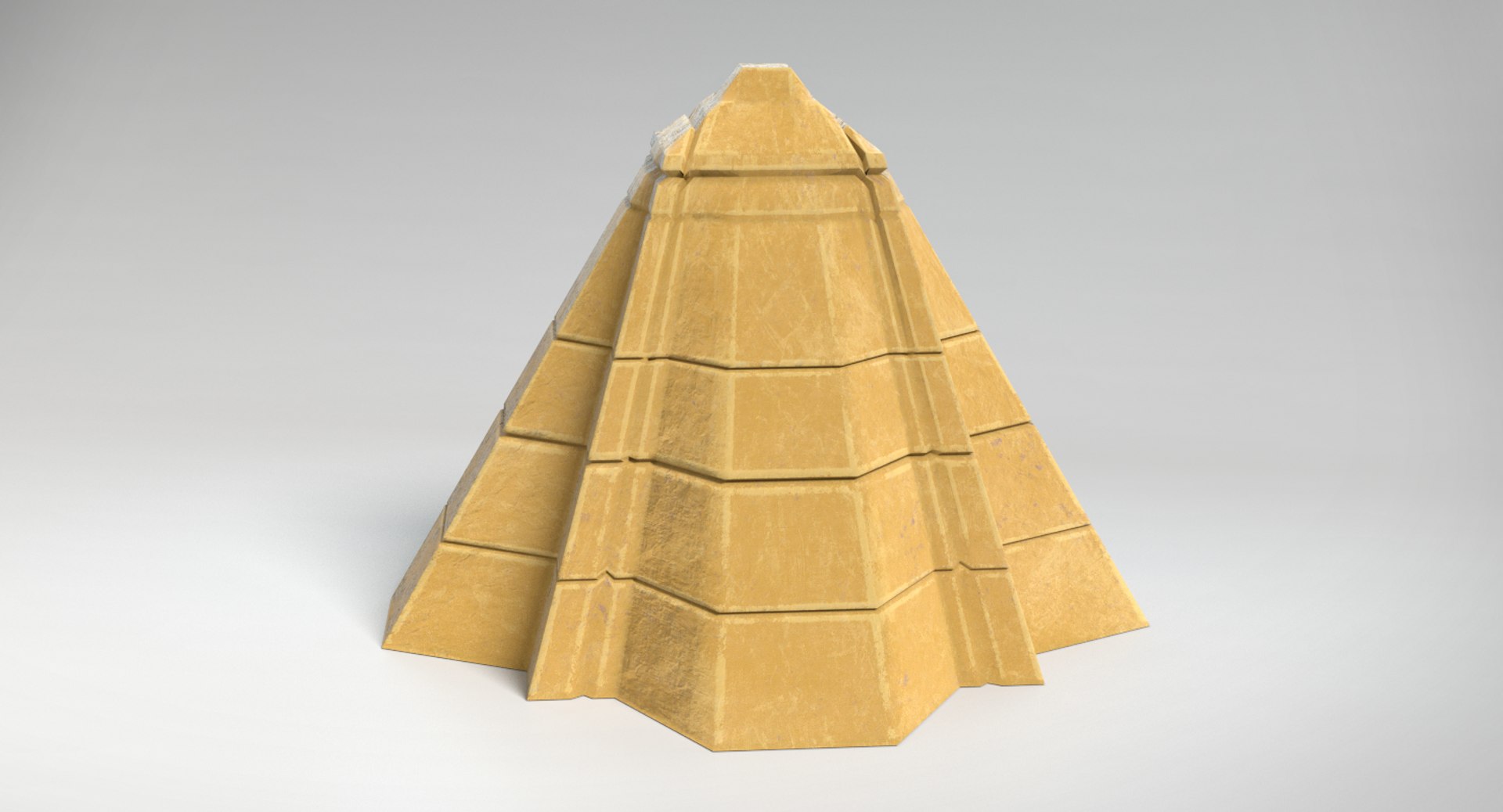 3D Fantasy Pyramid Model - TurboSquid 1167457