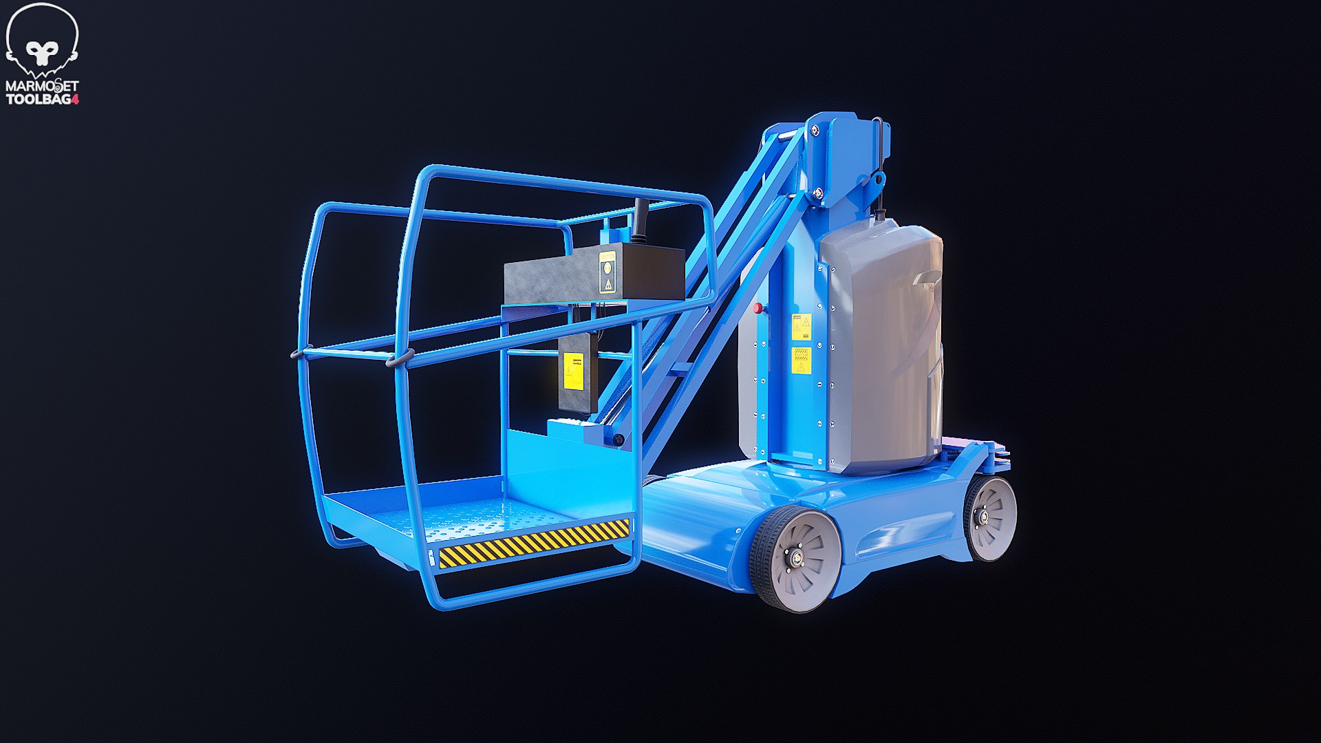 Electric Warehouse Boom Lift 3D Model - TurboSquid 2298175