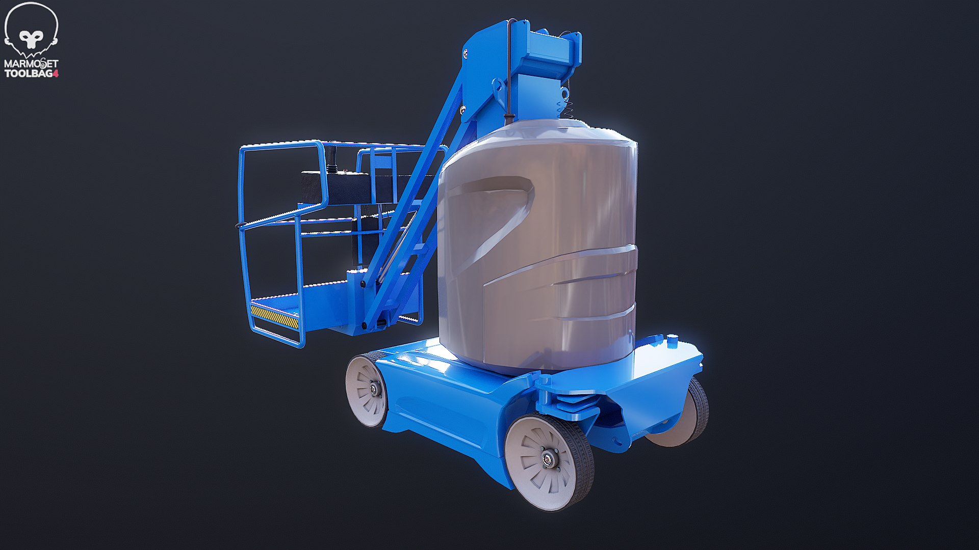 Electric Warehouse Boom Lift 3D Model - TurboSquid 2298175