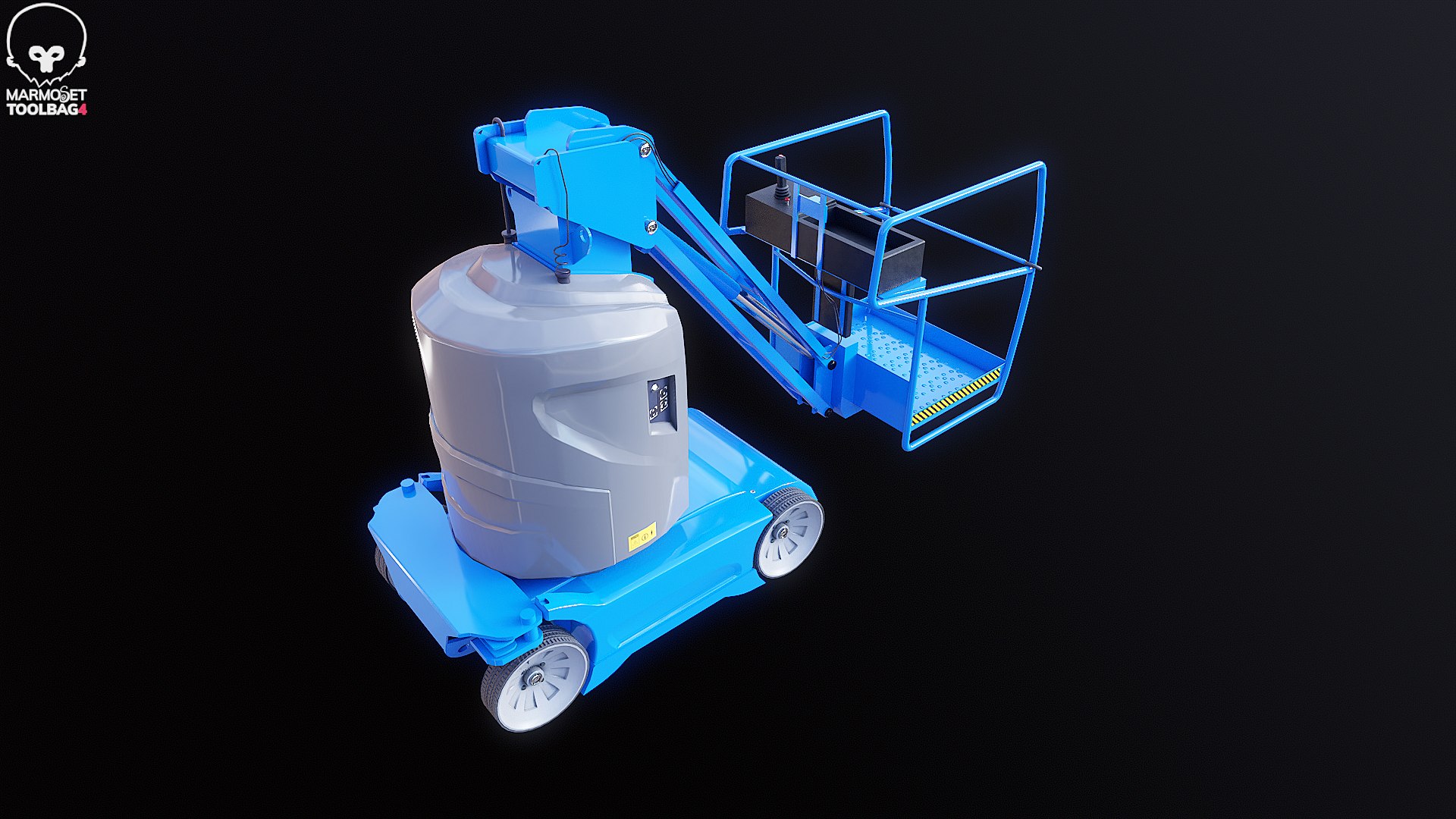 Electric Warehouse Boom Lift 3D Model - TurboSquid 2298175