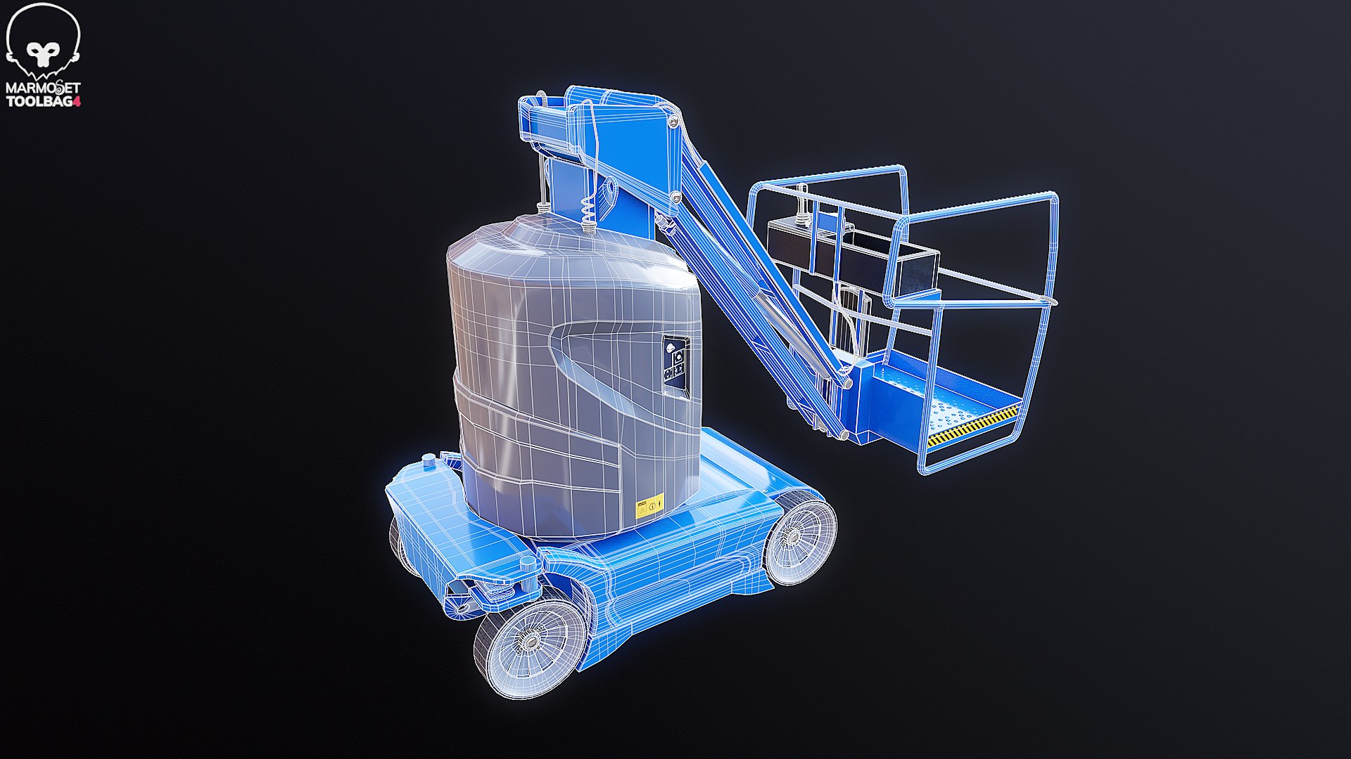 Electric Warehouse Boom Lift 3D Model - TurboSquid 2298175