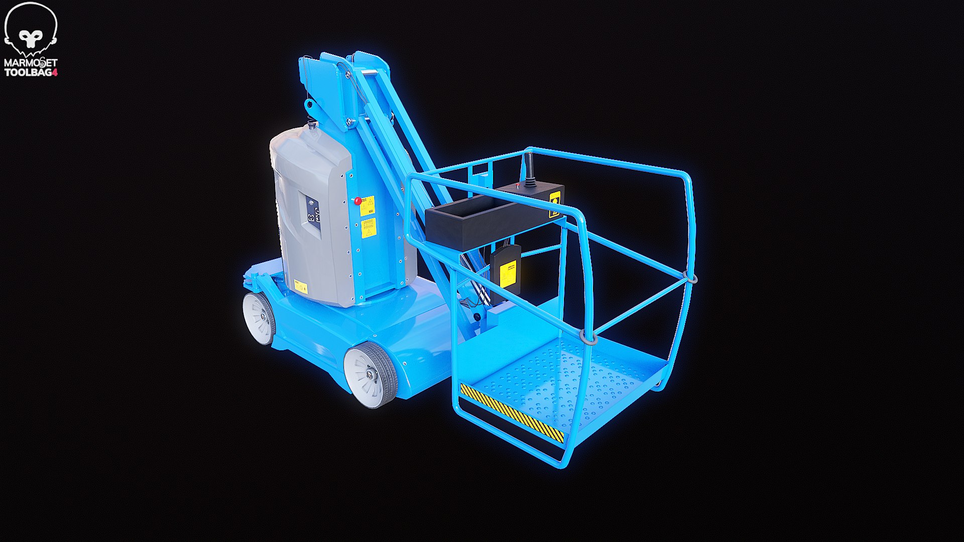 Electric Warehouse Boom Lift 3D Model - TurboSquid 2298175