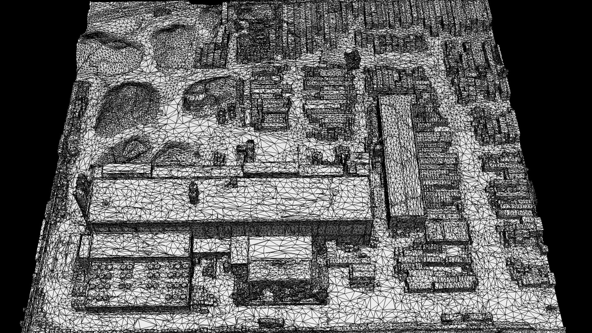 3D Factory Building Industrial Terrain Storage Drone Scan Model ...