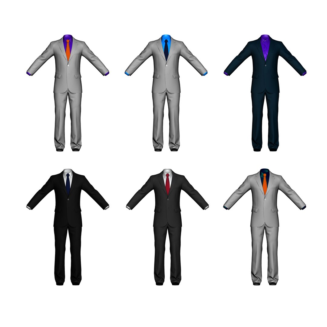 3d model real-time polygonal men s