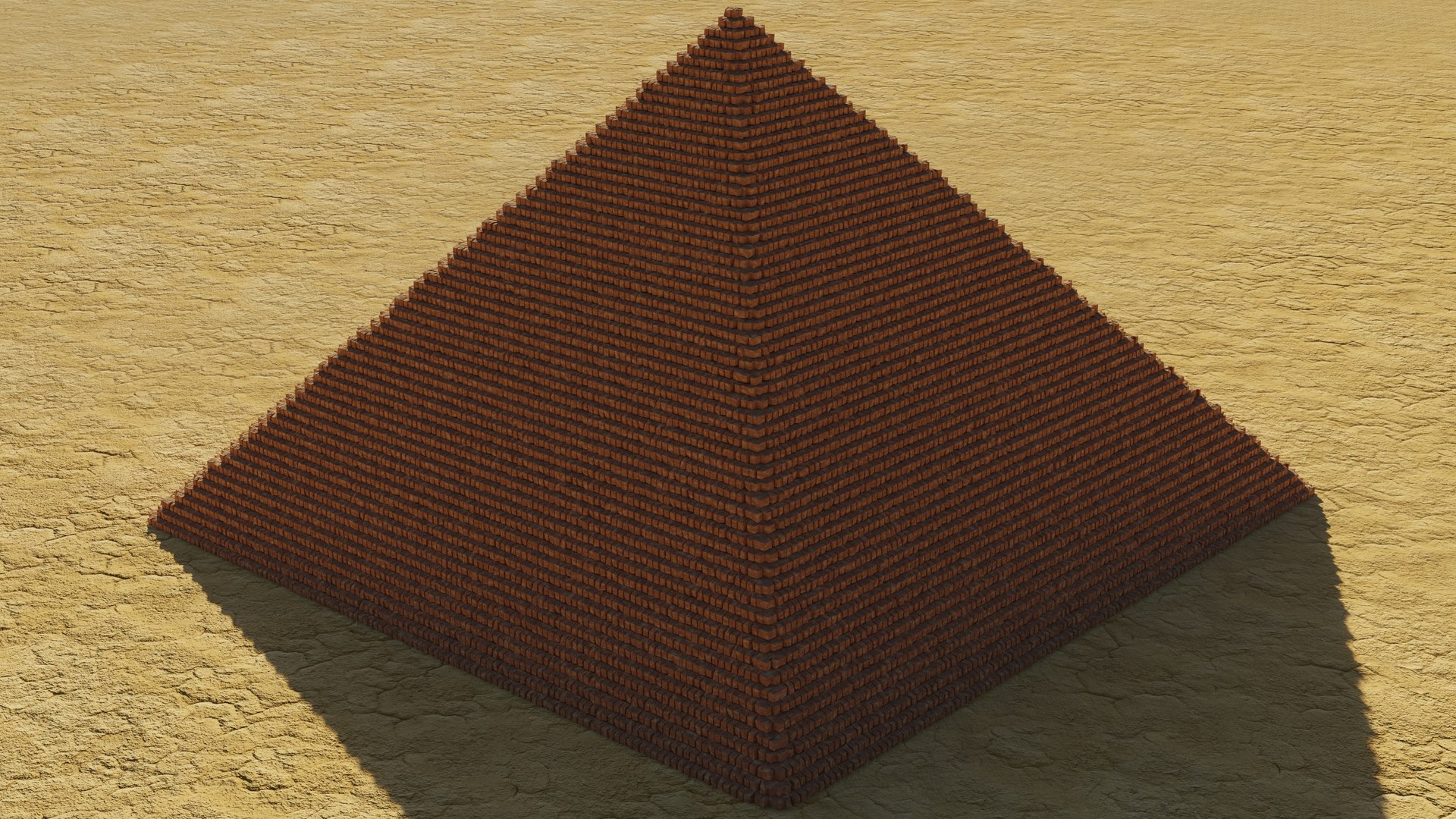 3D model pyramid architecture - TurboSquid 1642989