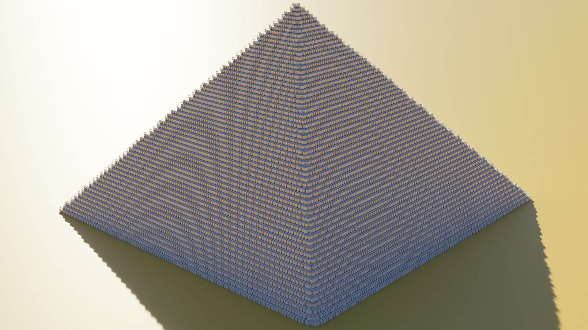 3D model pyramid architecture - TurboSquid 1642989