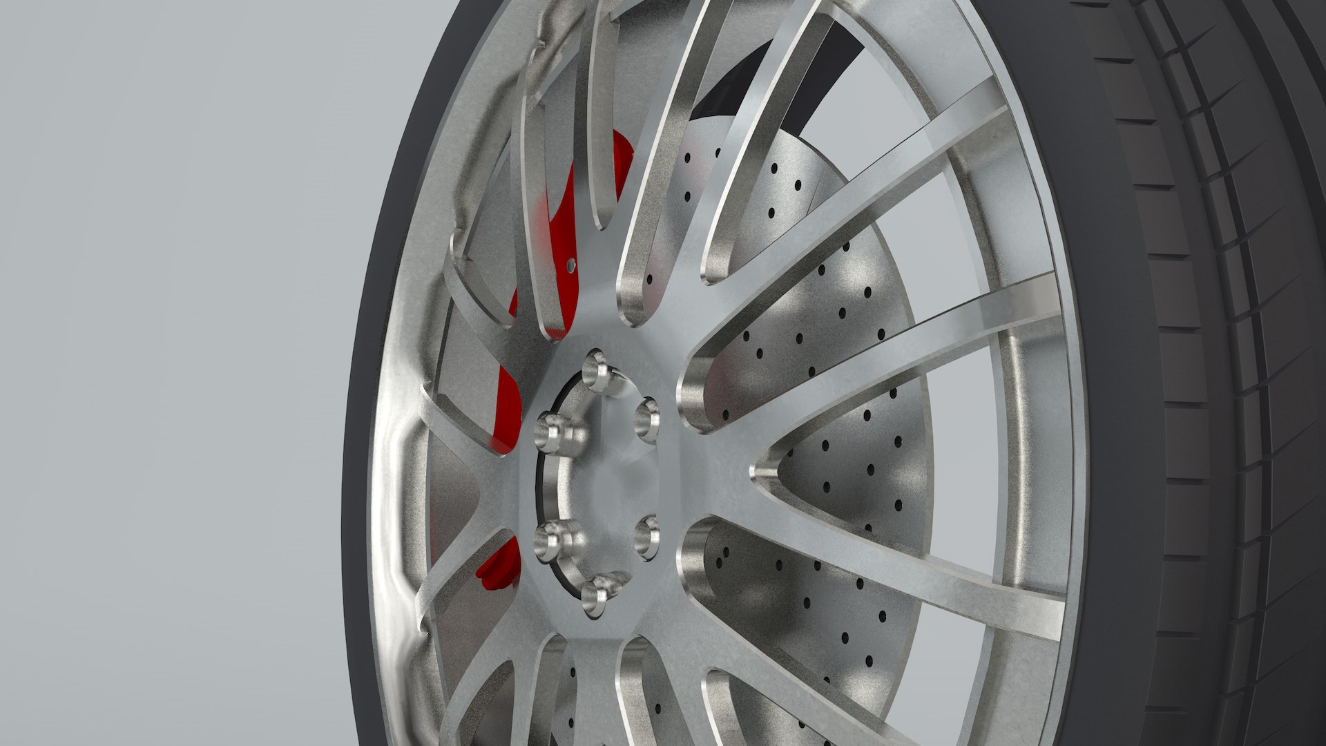 3D Model Wheel Rim Auto Car - TurboSquid 1634407