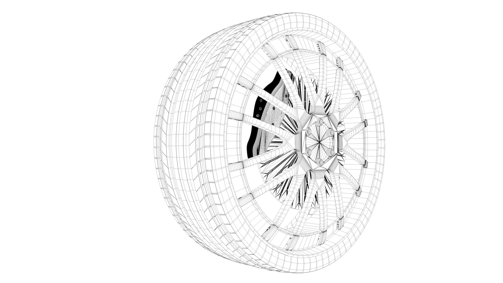 3D Model Wheel Rim Auto Car - TurboSquid 1634407