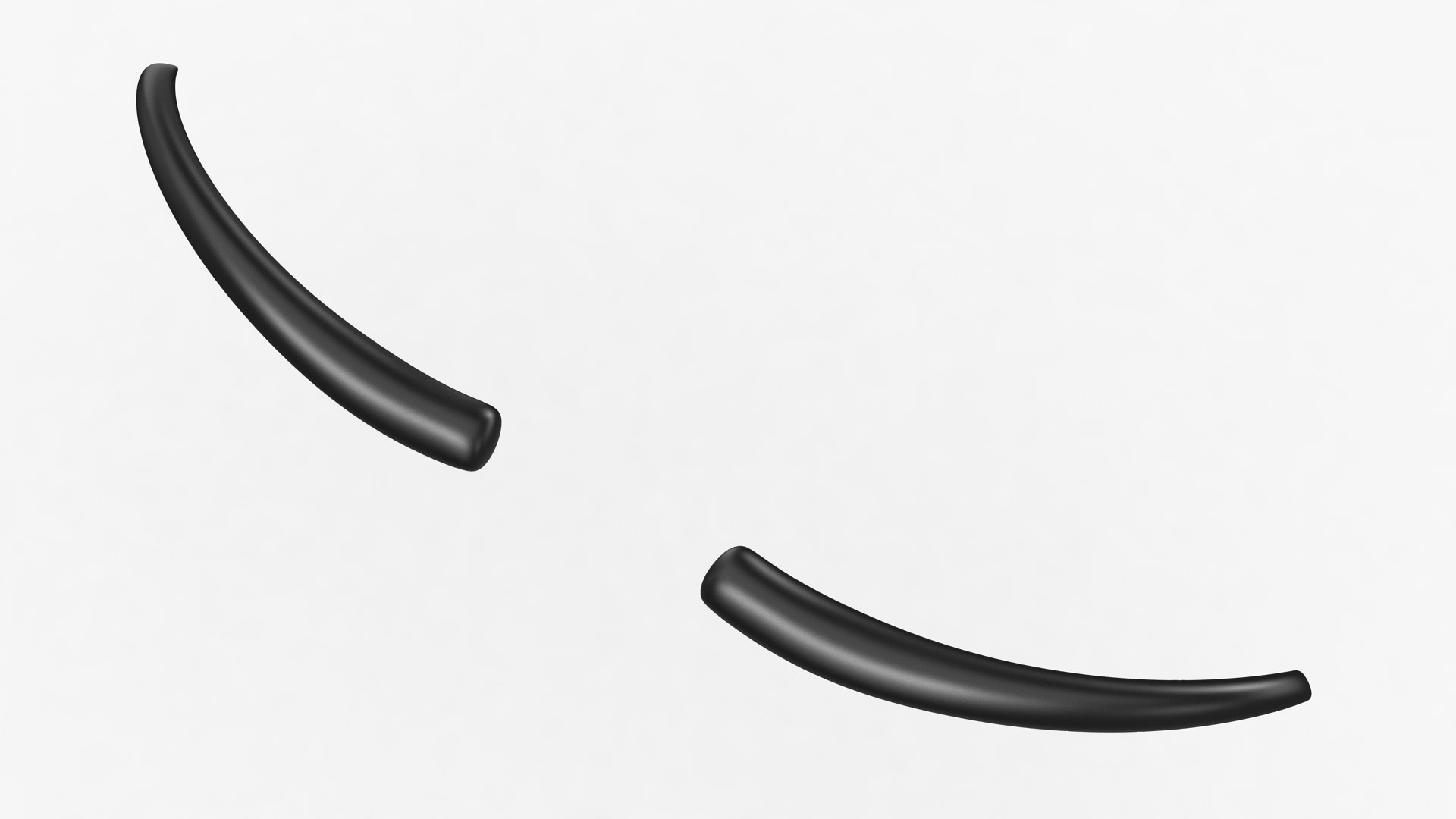 Cartoon Eyebrows 01 Model - TurboSquid 2082742