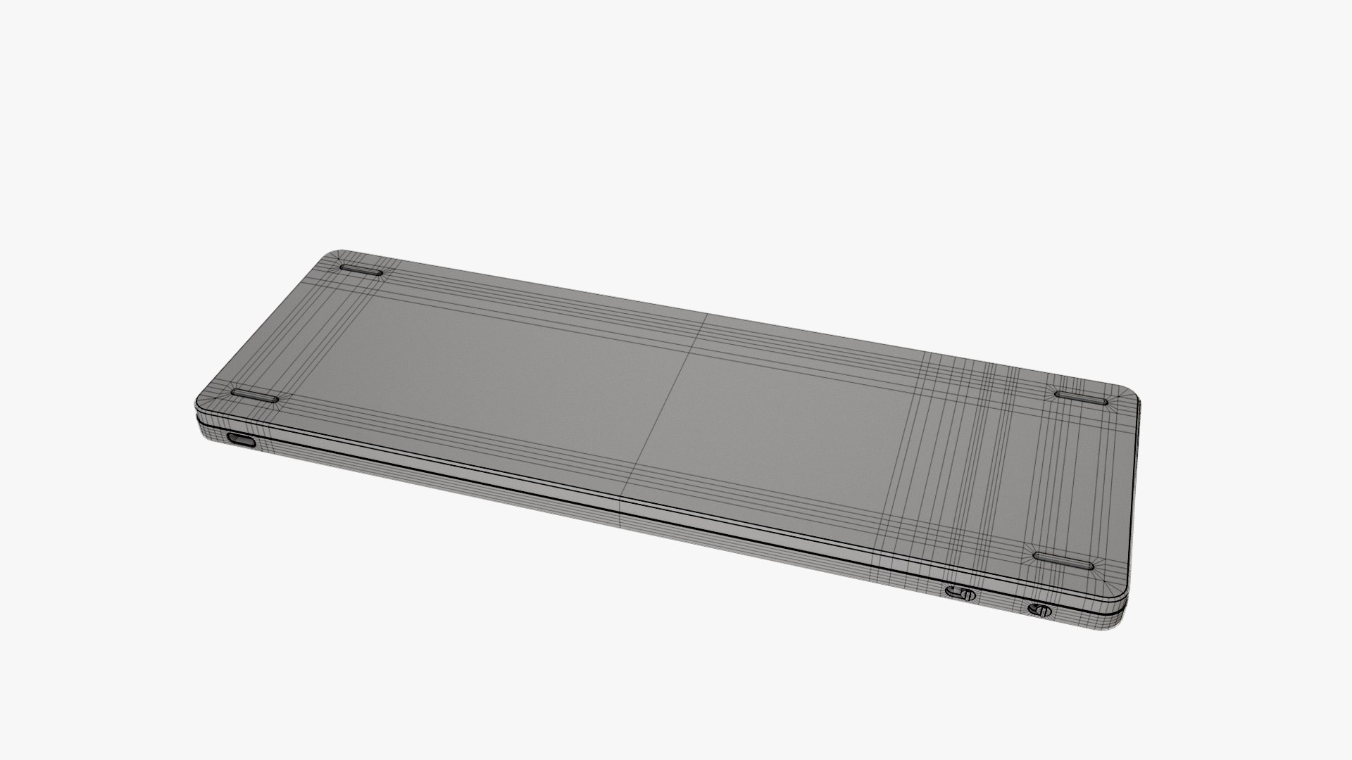 3D 65-Percent Layout Keyboard Black Model - TurboSquid 2074402