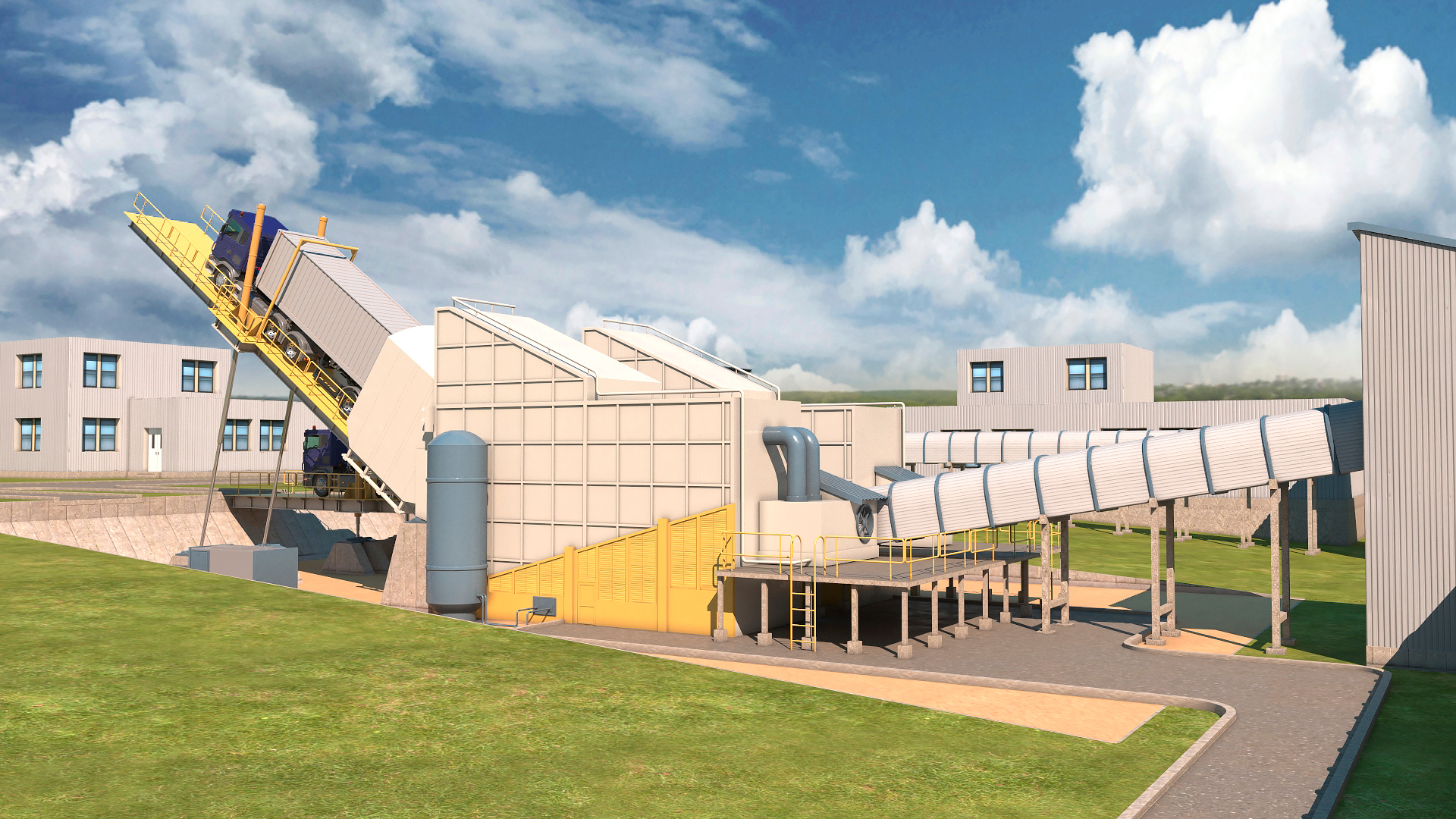 3D model Truck unloading platform - TurboSquid 1758277