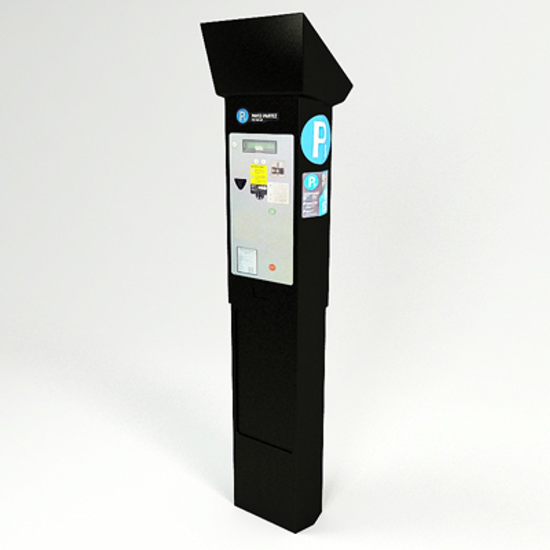Parking Vending Machine 3d Model