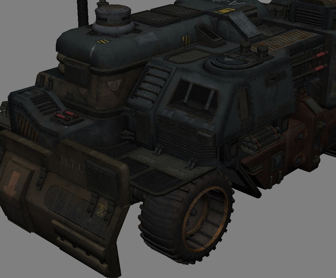 Lightwave Sci-fi Vehicle