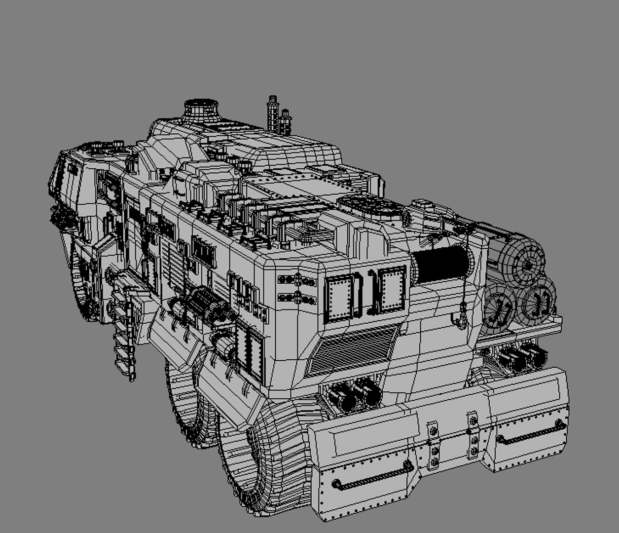 Lightwave Sci-fi Vehicle
