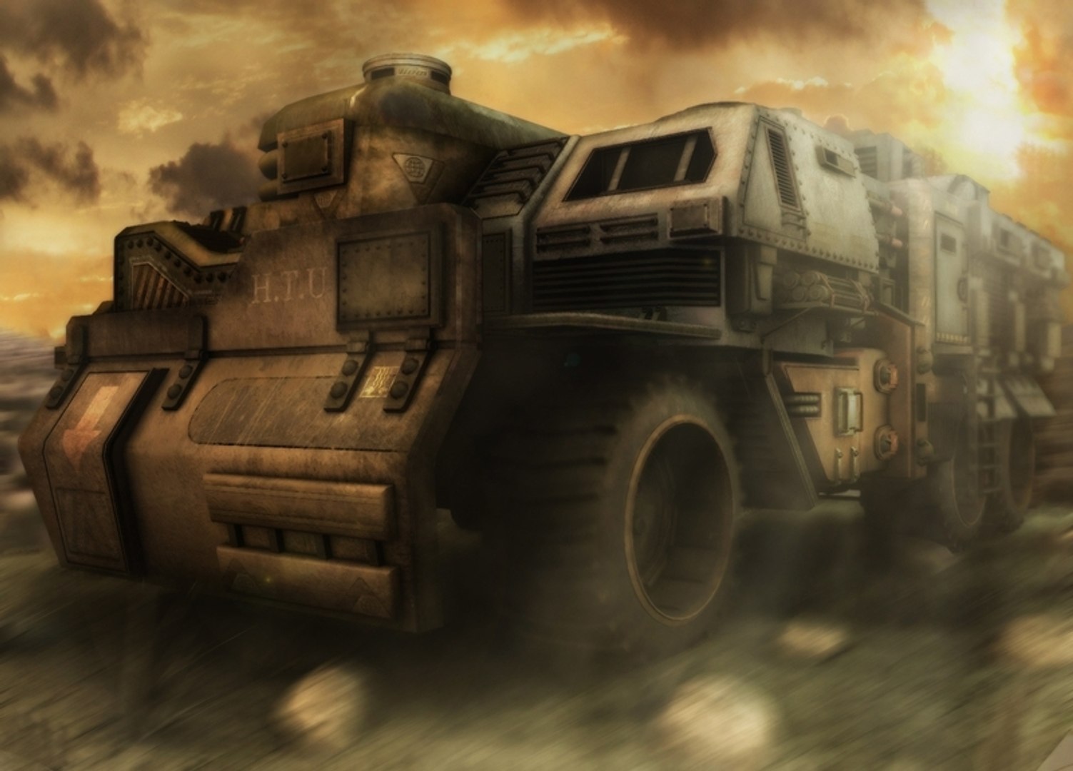 Lightwave Sci-fi Vehicle