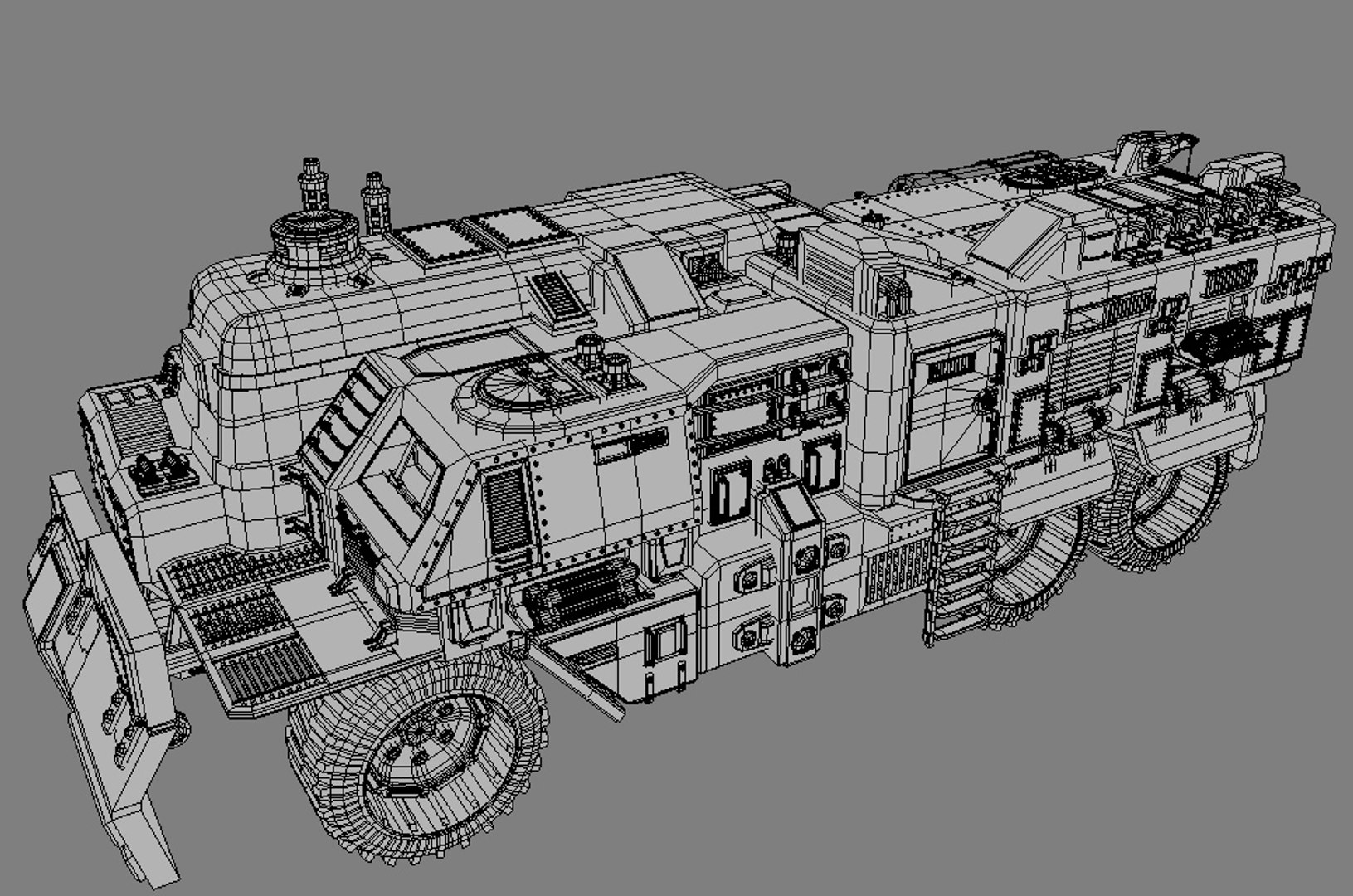 Lightwave Sci-fi Vehicle