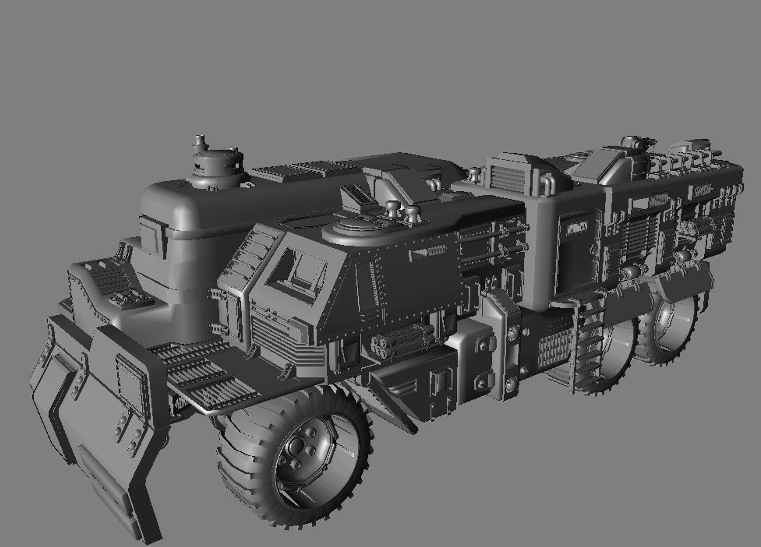Lightwave Sci-fi Vehicle