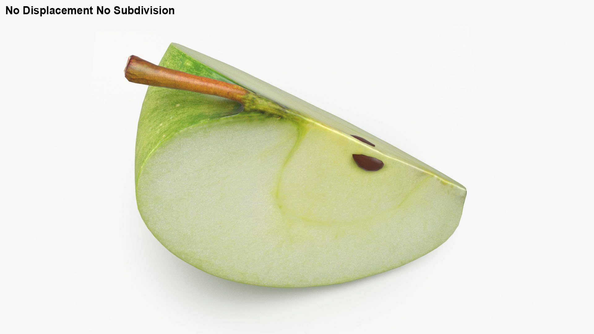 3D Green Apple v1 Slice 01 - TurboSquid 2054636