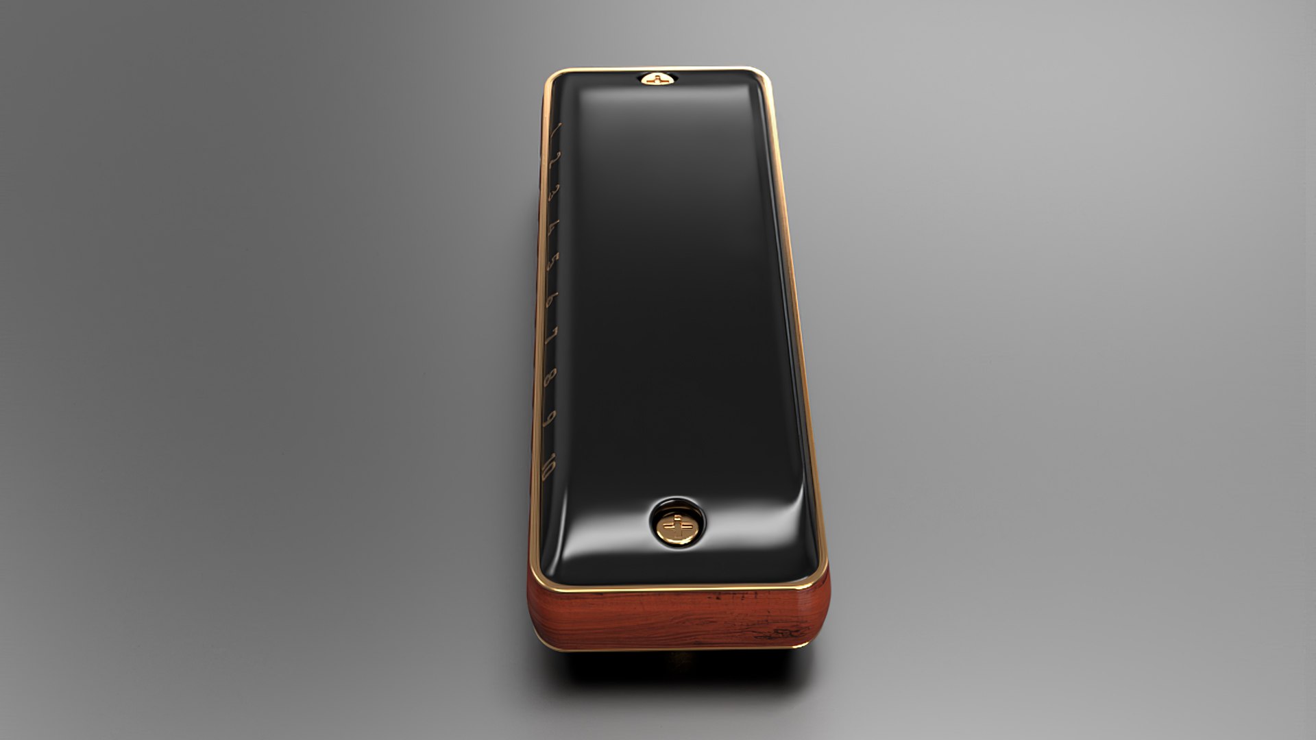 3D harmonica instrument music model - TurboSquid 1604252