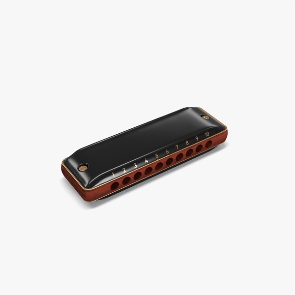 3d hohner harmonica model