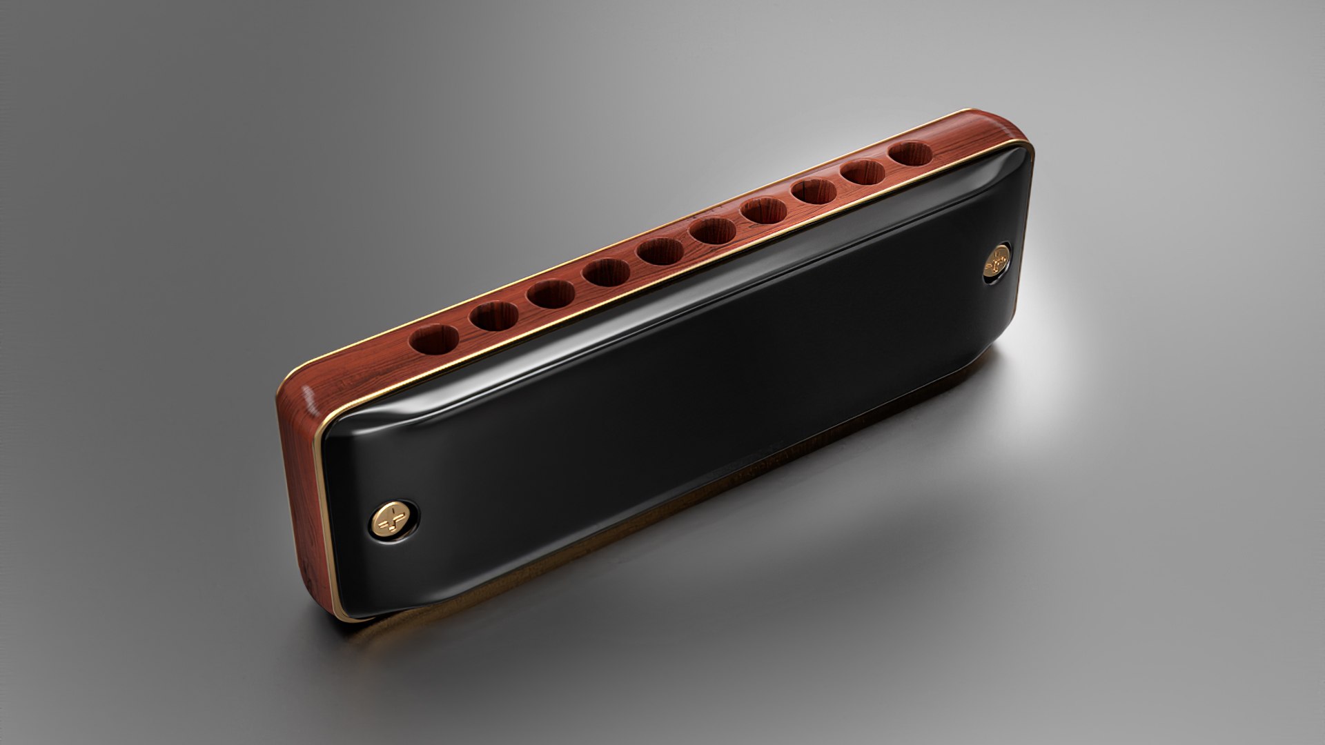 3D harmonica instrument music model - TurboSquid 1604252