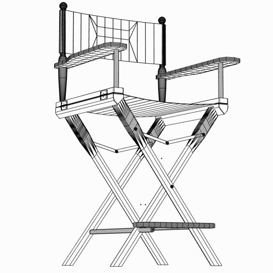 Director Chair 3D Model - TurboSquid 666804