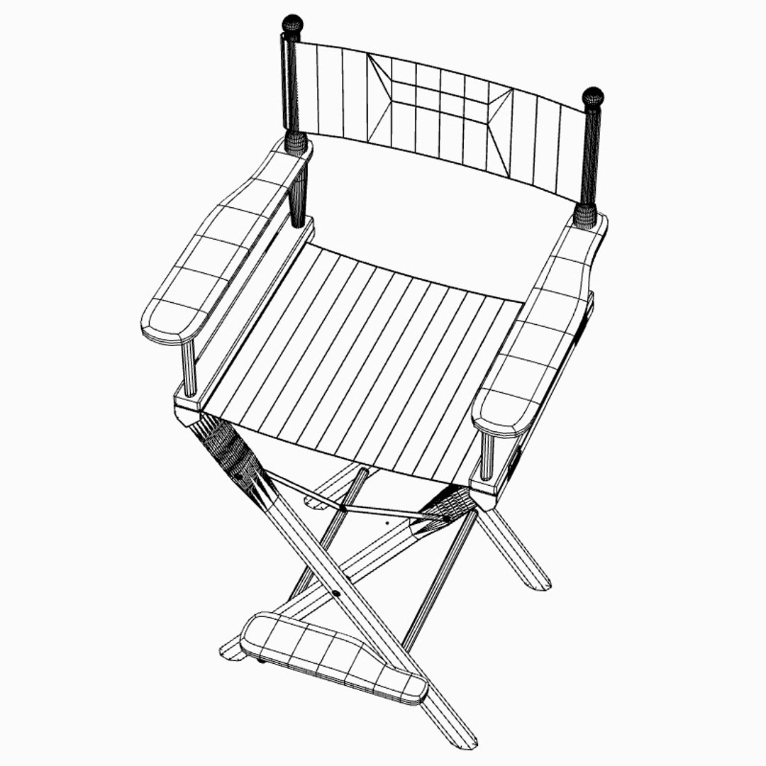 Director Chair 3D Model - TurboSquid 666804