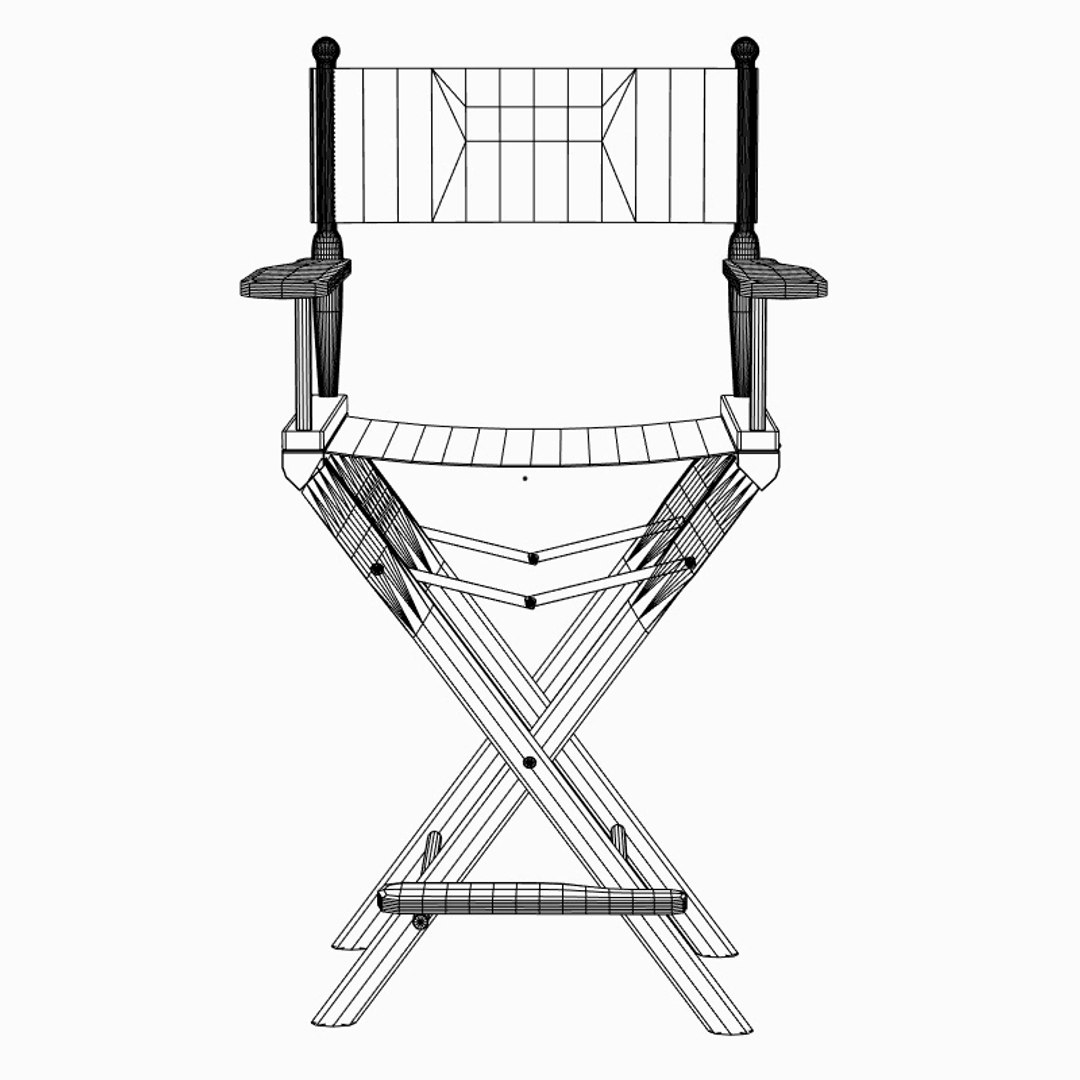Director Chair 3D Model - TurboSquid 666804