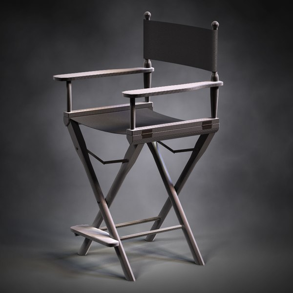 3D 3D Studio directors chair producer