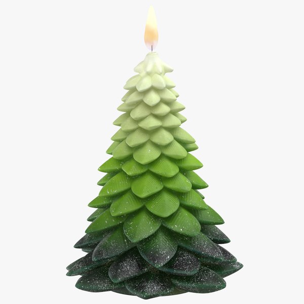 3D tree shaped candles 02 model - TurboSquid 1350869