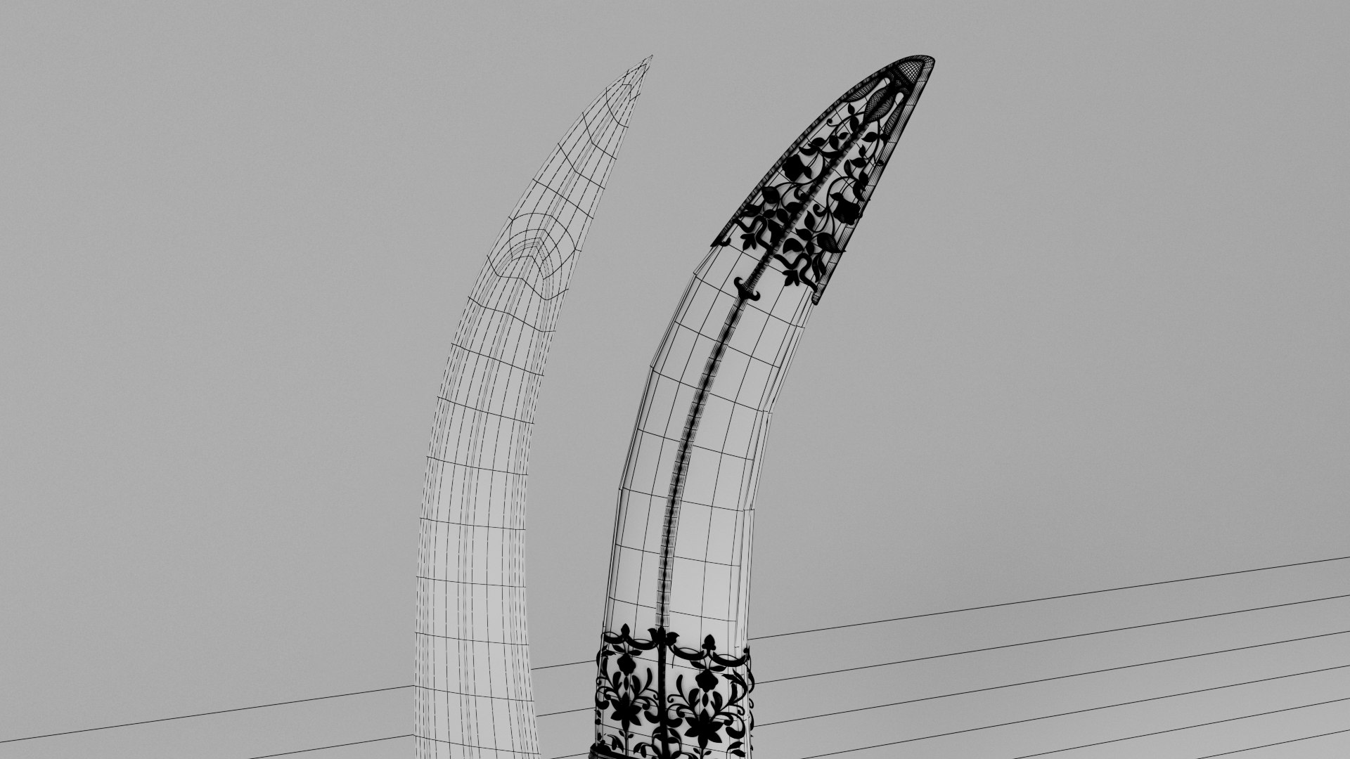 Exquisite Fantasy Dagger 3D Model 3D Model - TurboSquid 2089473