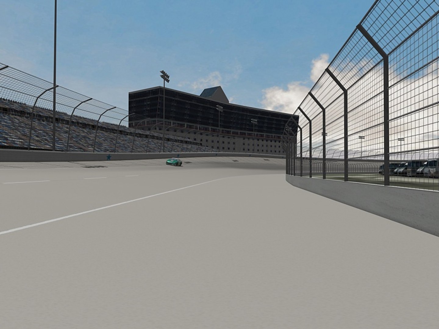 Track Motor Speedway 3d Max