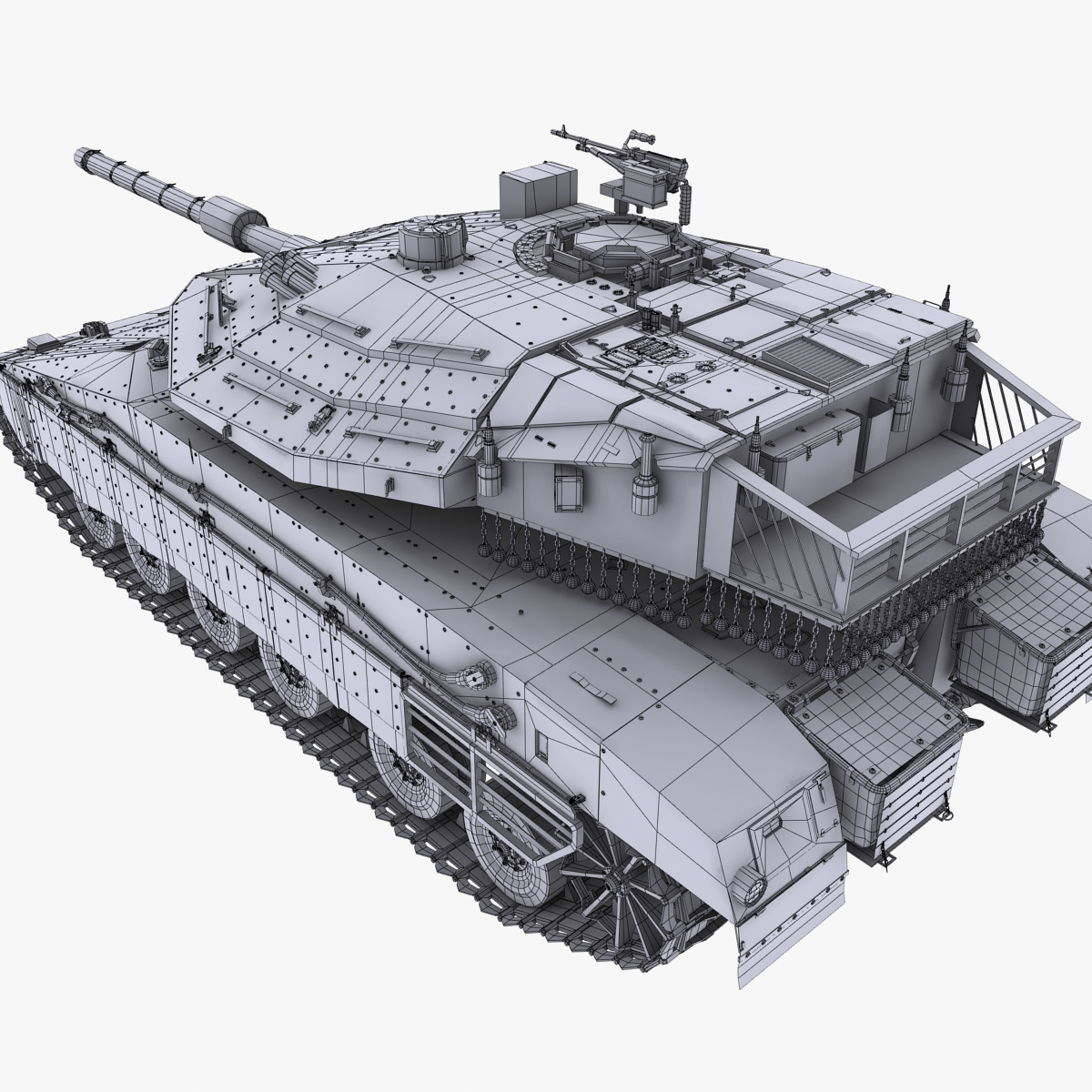merkava iv 3d model