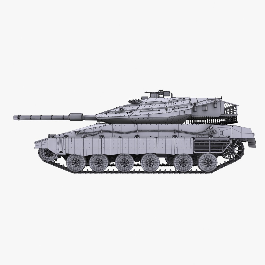 Merkava Iv 3d Model