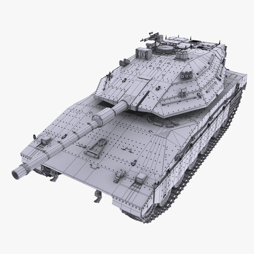 Merkava Iv 3d Model