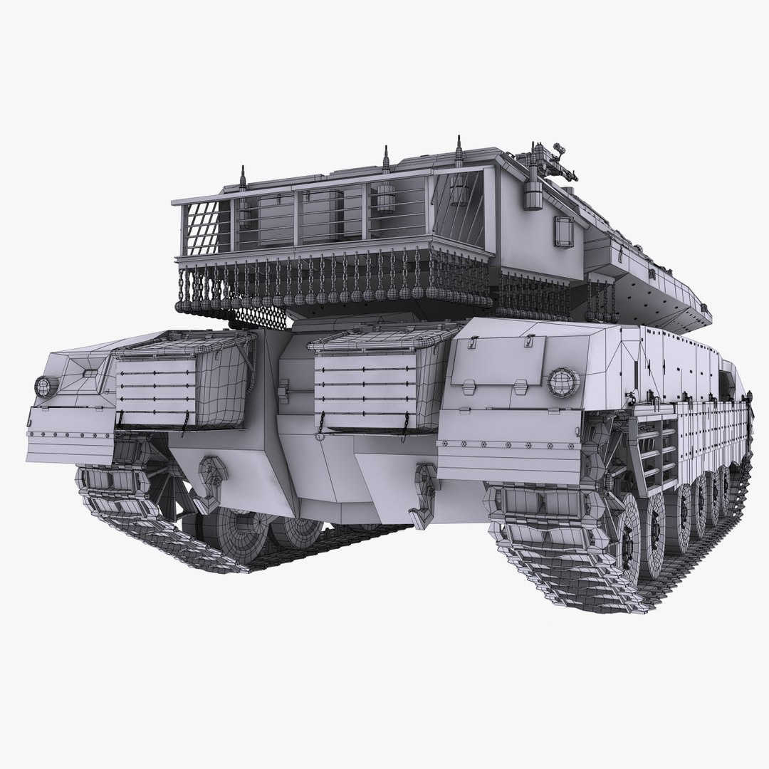 Merkava Iv 3d Model