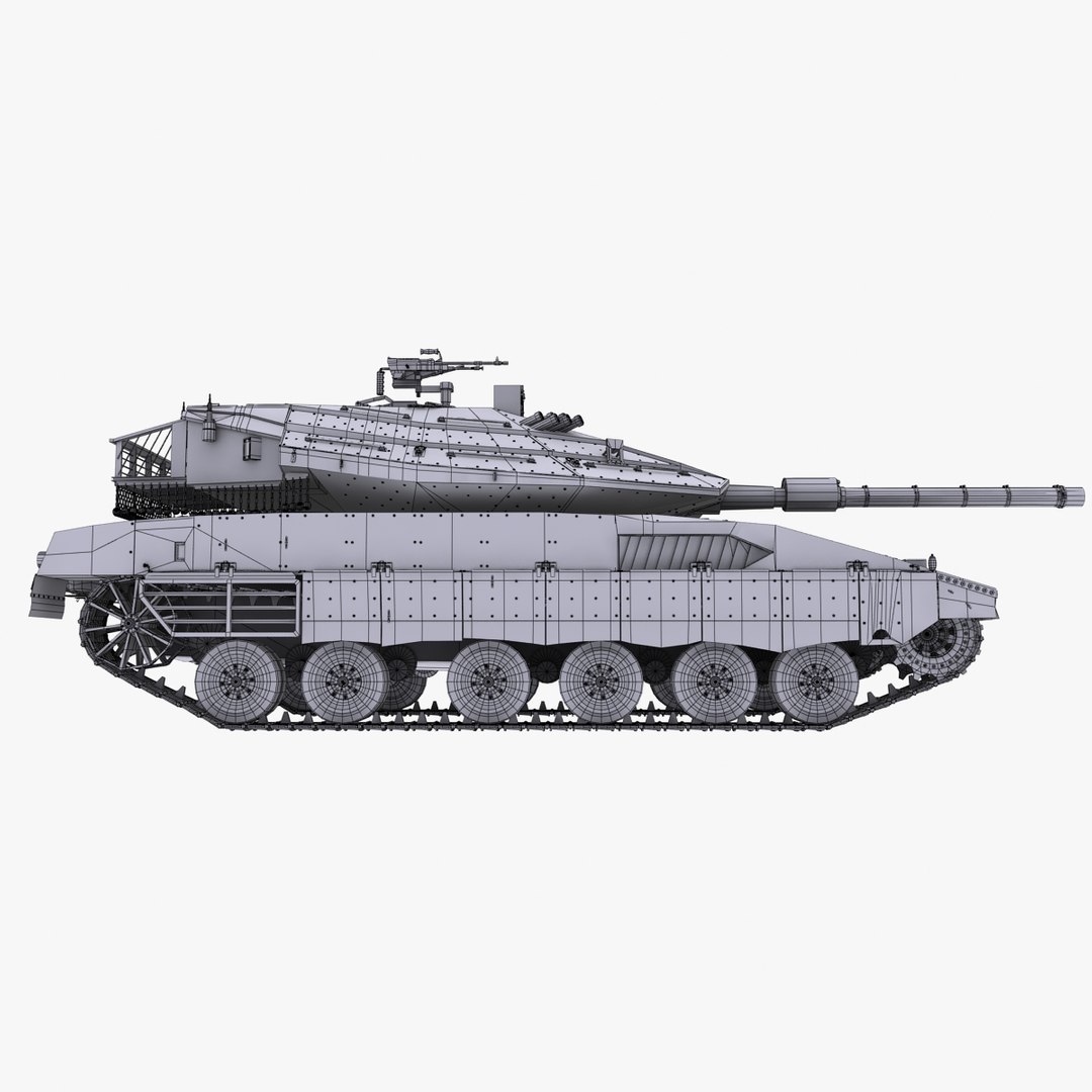 Merkava Iv 3d Model