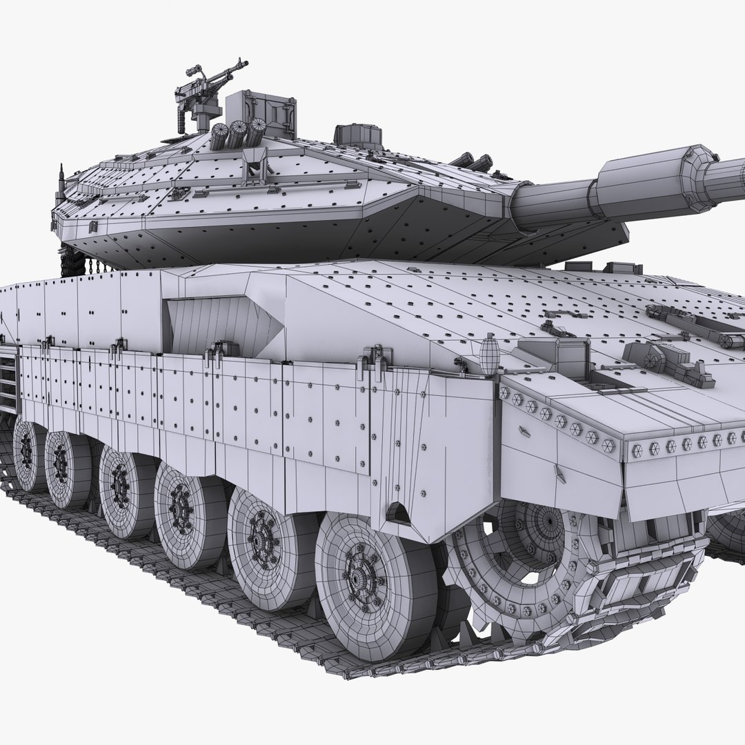 Merkava Iv 3d Model