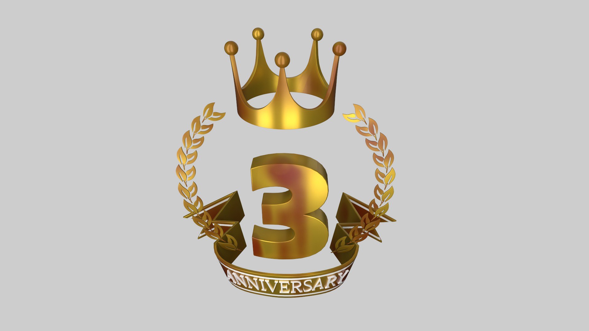 Game Anniversary Logo Prop Model - TurboSquid 2092915