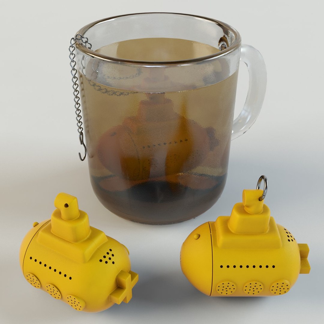 Yellow Submarine Tea Infuser 3D Model - TurboSquid 1242866