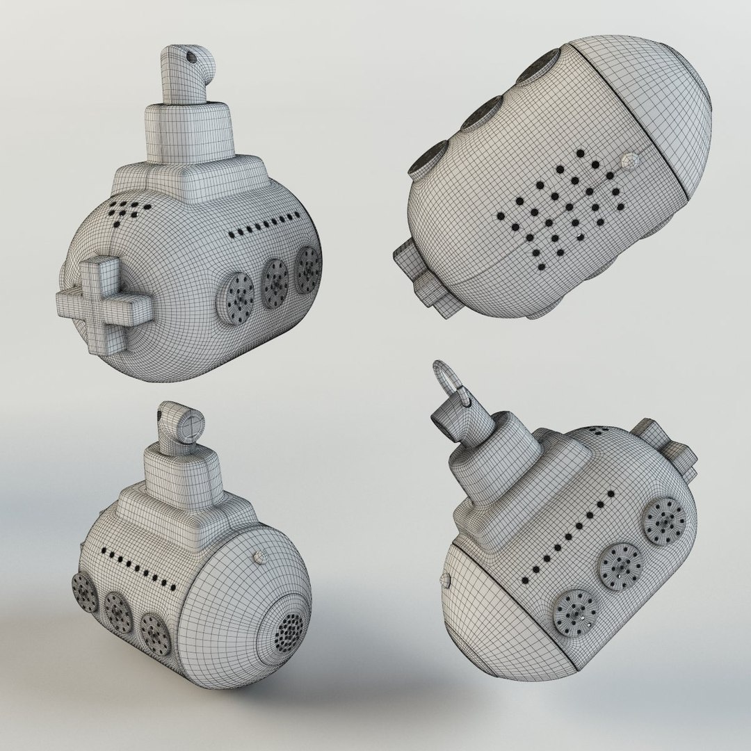 Yellow Submarine Tea Infuser 3D Model - TurboSquid 1242866
