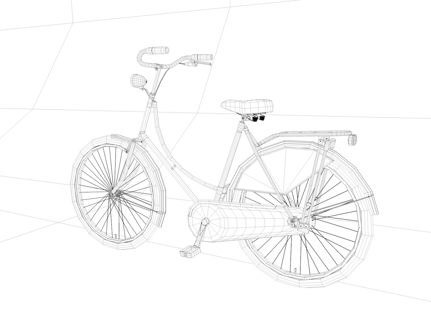 3D Grandma Bike Omafiets - TurboSquid 1370011