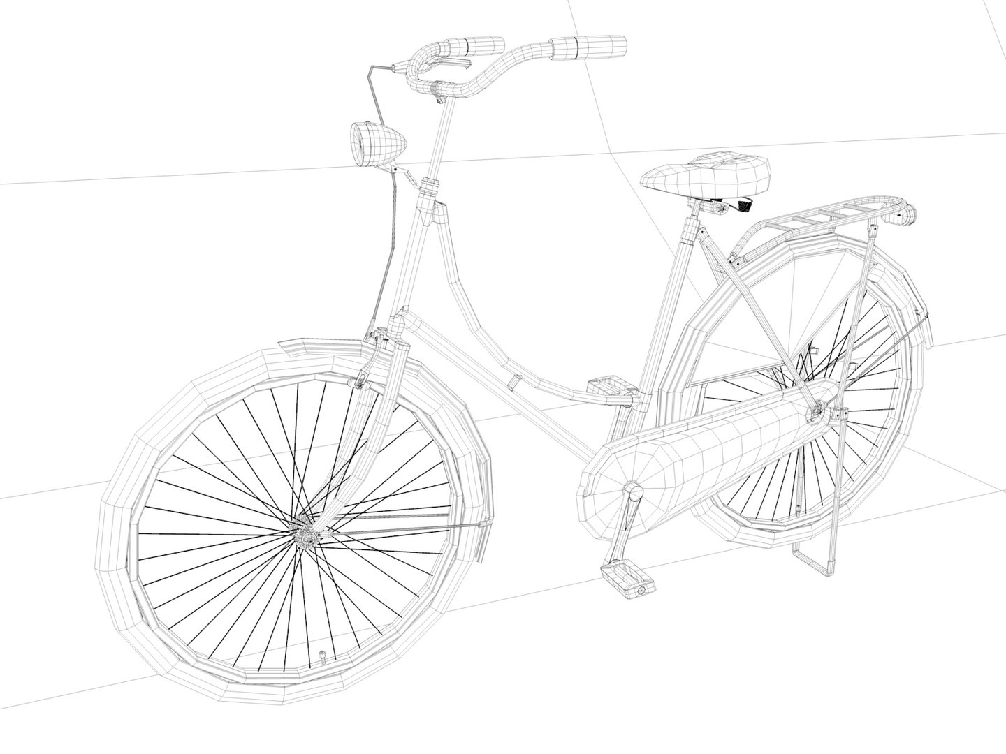 3D Grandma Bike Omafiets - TurboSquid 1370011