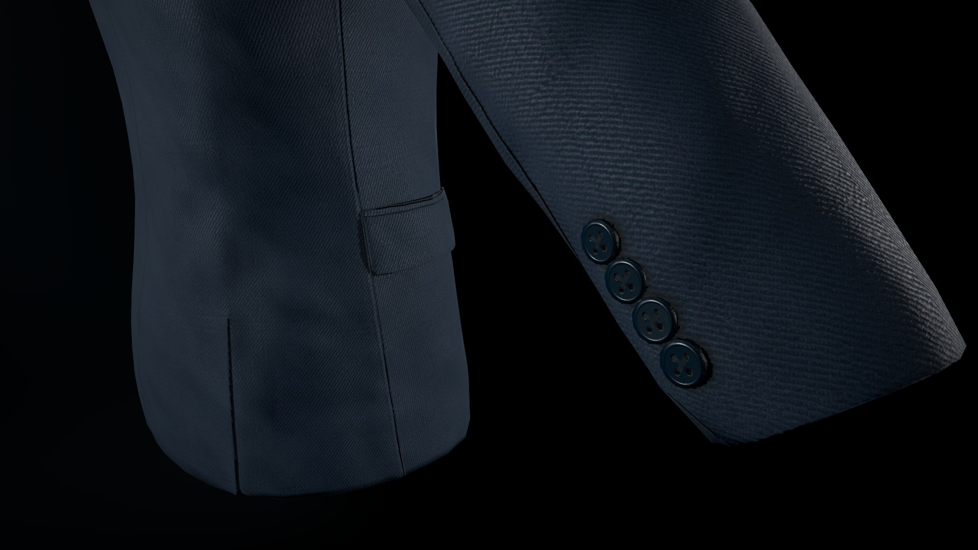 Blue Blazer Jacket 3D Model - TurboSquid 1616074