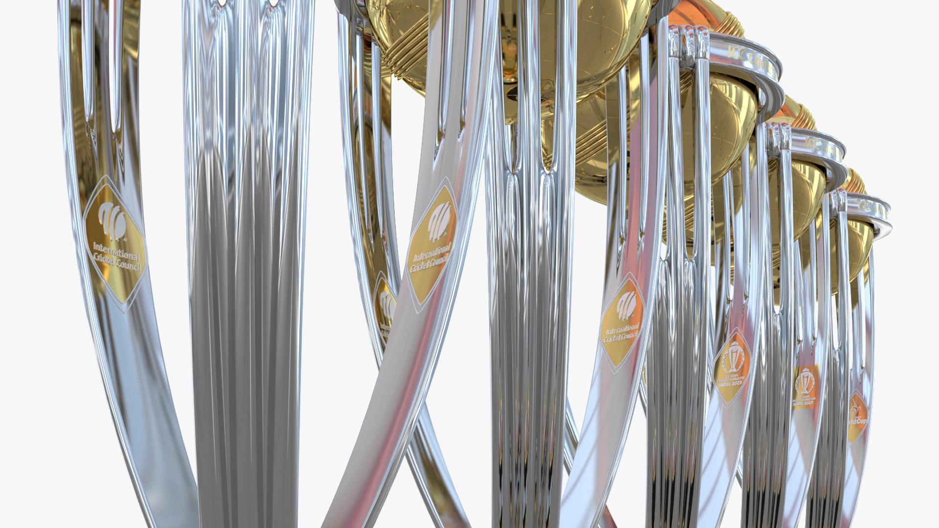 3D ICC Cricket World Cup 2023 ALL Trophy 2023 - TurboSquid 2133016