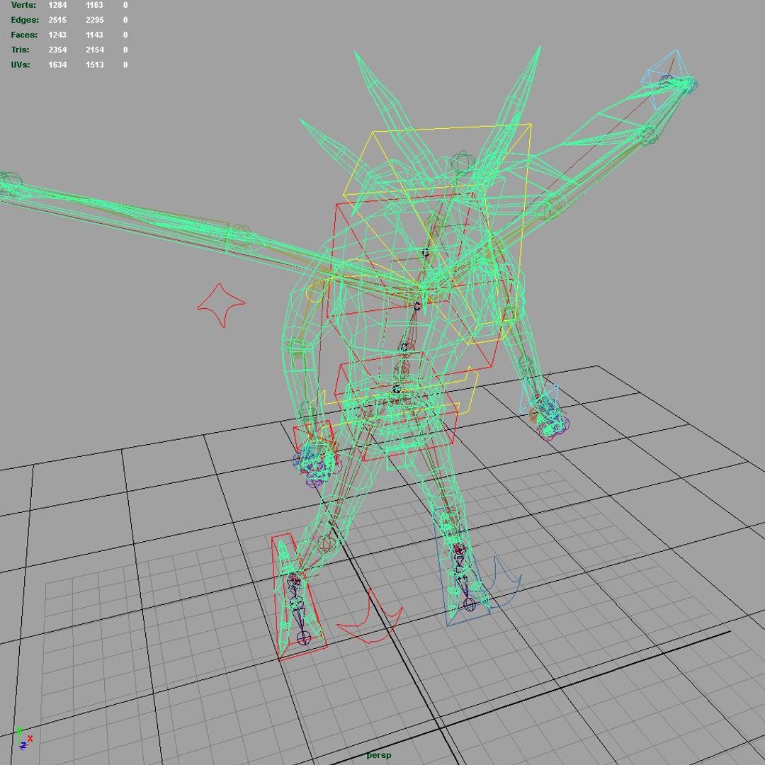 Dragon Humanoid Creature 3d Model