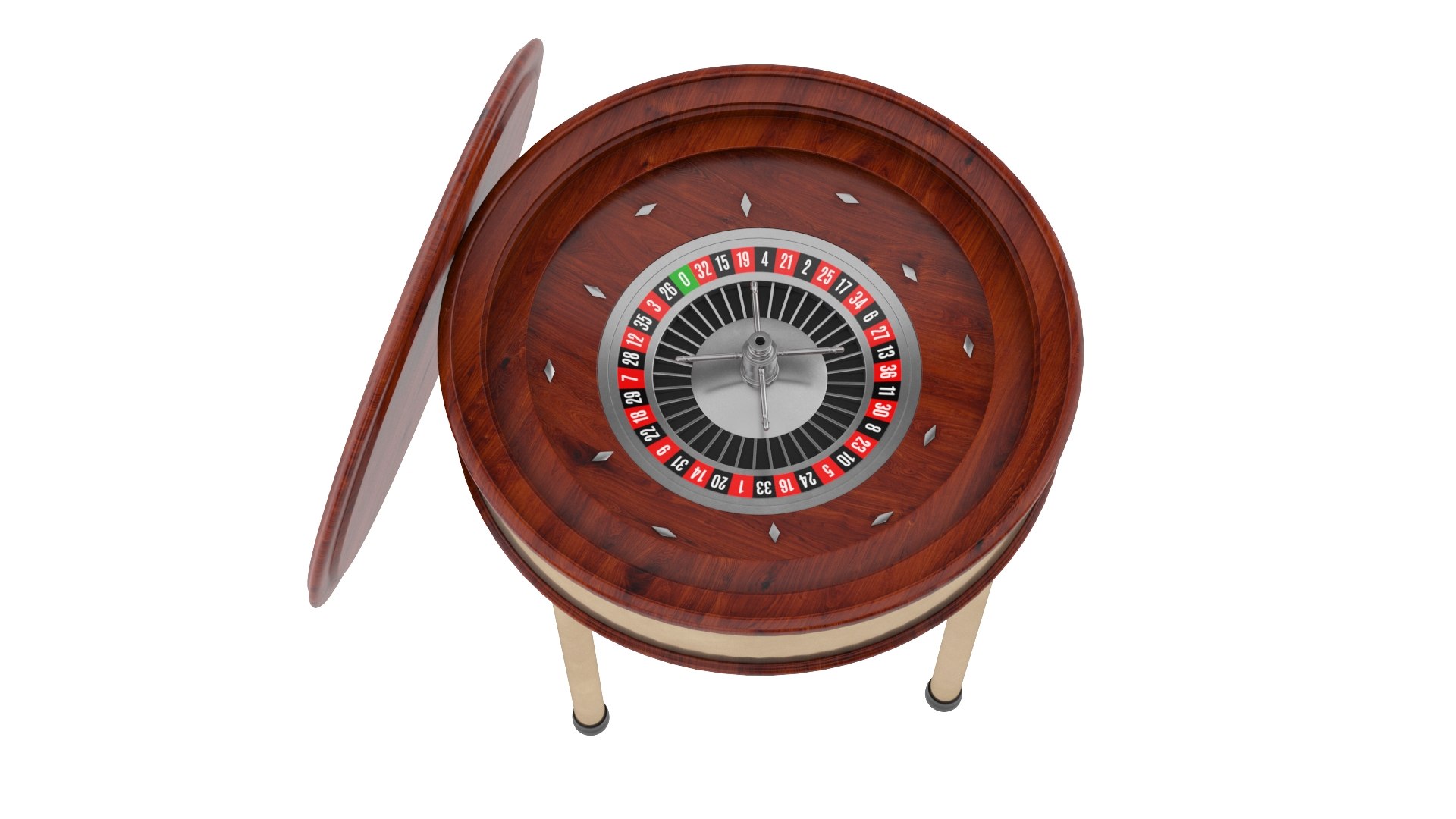 Roulette 3D model - TurboSquid 1605177