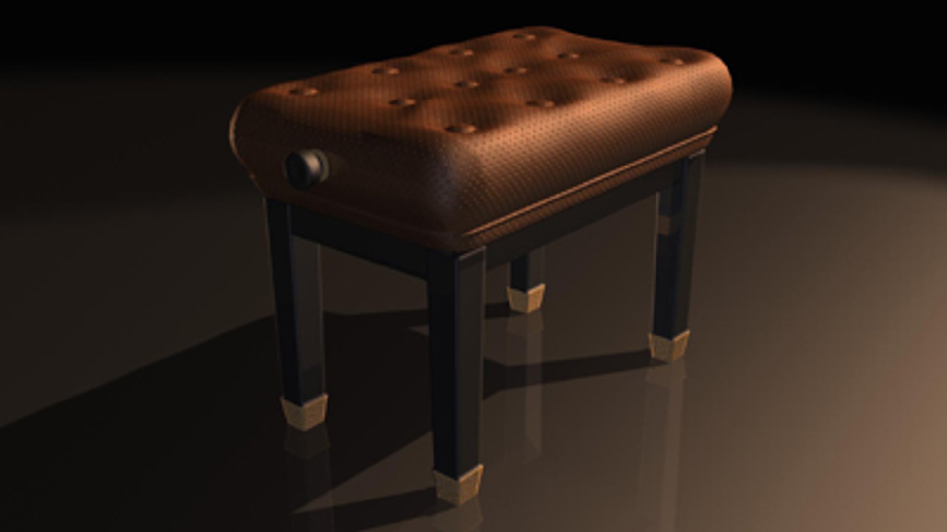 piano chair 3d max