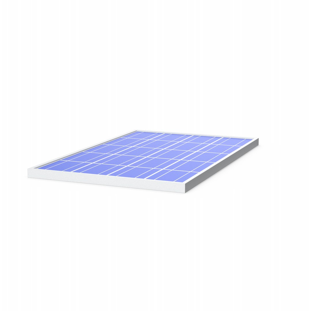 Solar Panel 3D Model - TurboSquid 2196856