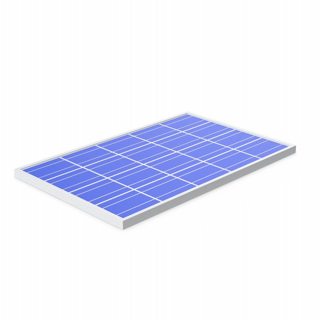 Solar Panel 3D Model - TurboSquid 2196856